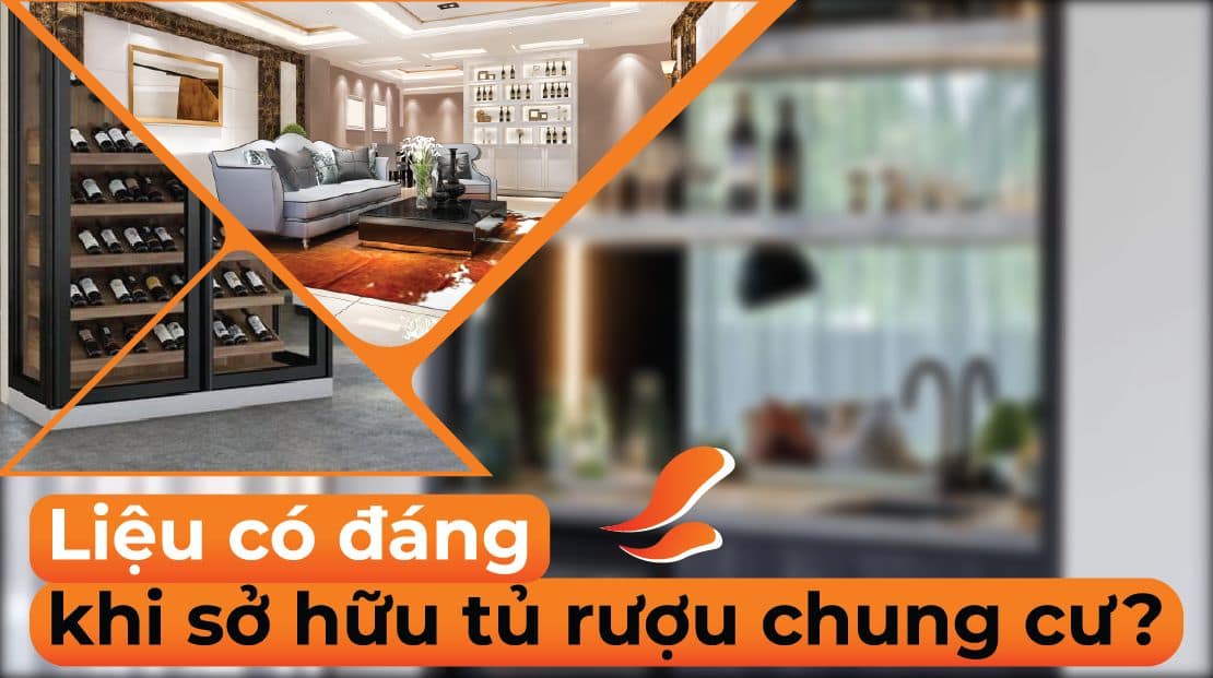 Liệu có đáng khi sở hữu một tủ rượu chung cư? - Thiên Kim Home