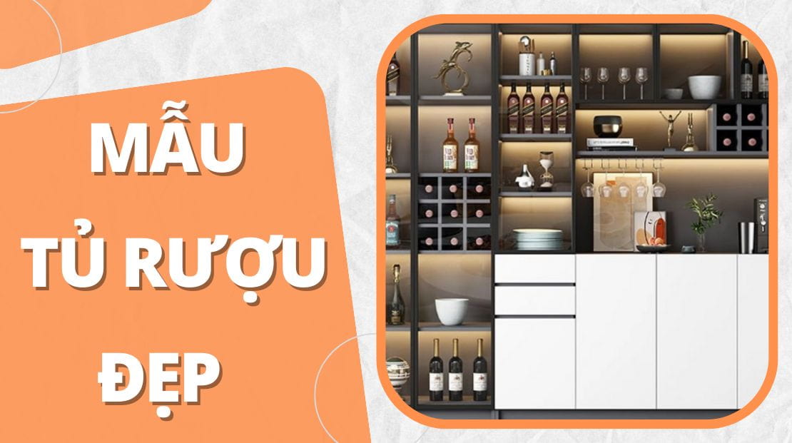 Những mẫu tủ rượu đẹp hiện nay - Thiên Kim Home