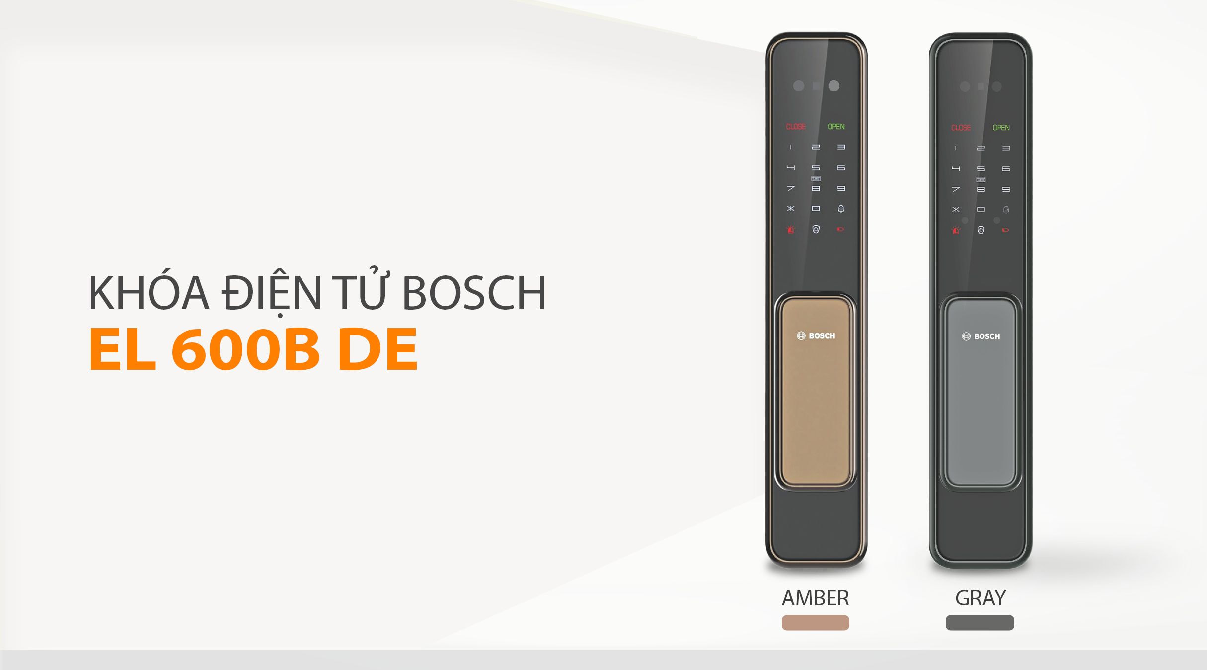 Khóa điện tử BOSCH EL 600B DE VÀNG